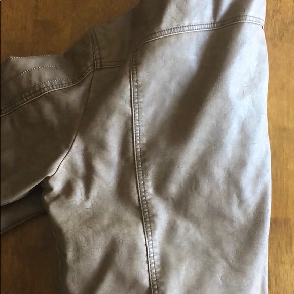 Jackets & Coats | Fuzzy Leather Jacket | Poshmark